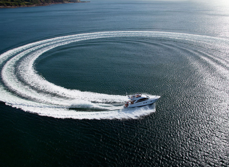 Princess 44 Motor Yacht on Charter at Britona, Goa